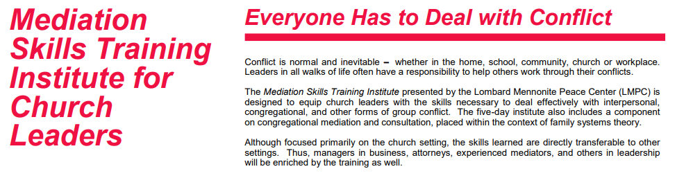 News - Northern Ohio District Church of the Brethren